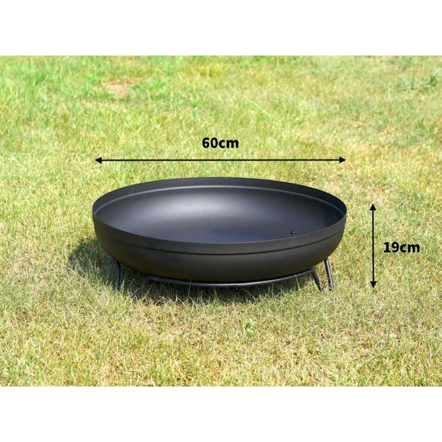 ファイヤーピット・タクト 焚火台 cacomoca Fire Pit TACT 直径60cm : ファイヤーピット cacomoca - 通販 - Yahoo!ショッピング