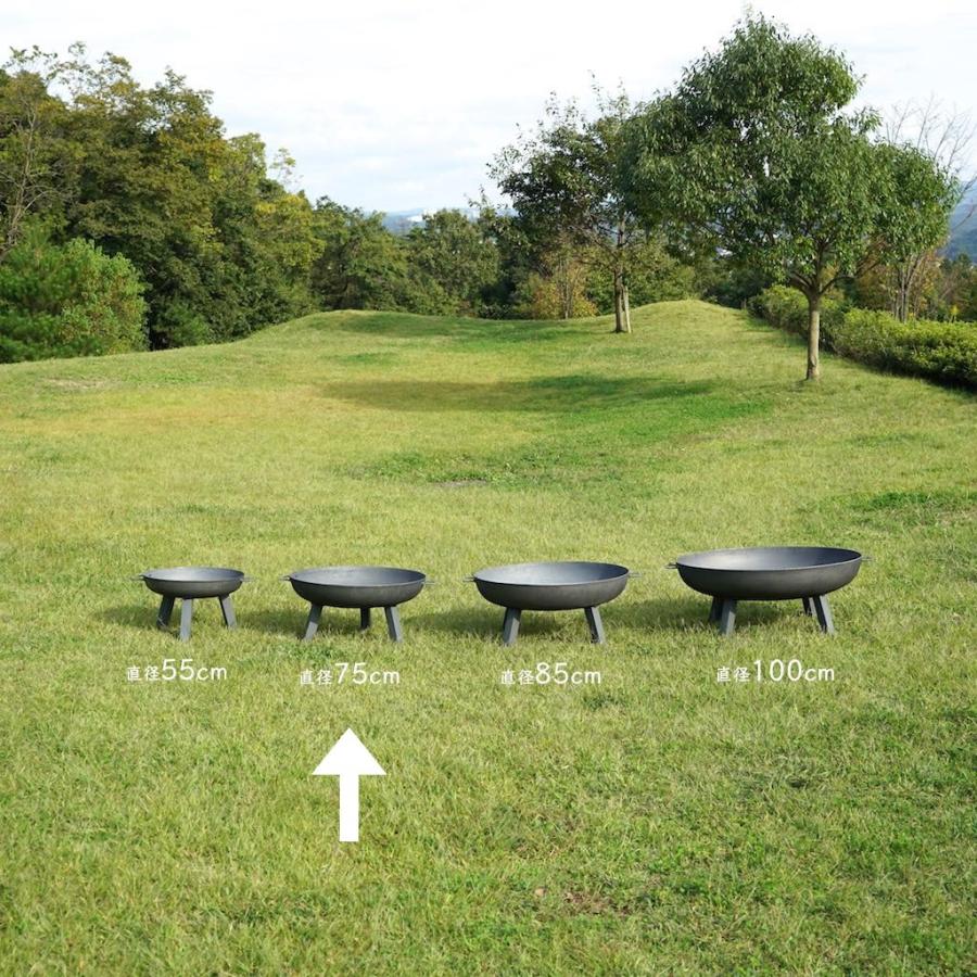 ファイヤーピット・ガーデン 75cm 焚火台 cacomoca Fire Pit GARDEN : ファイヤーピット cacomoca - 通販 - Yahoo!ショッピング