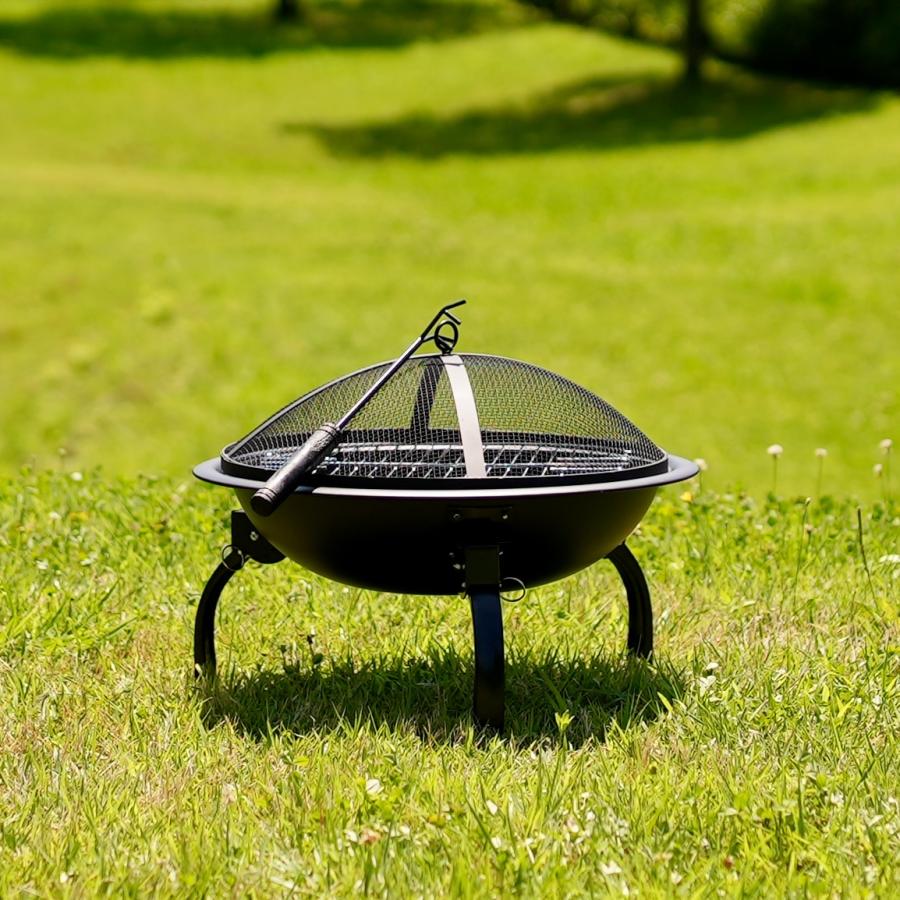 焚き火もBBQもこれ1台！安心＆便利な万能焚き火台 cacomoca Fire Pit HORBAL ファイヤーピット・ホーバル ...