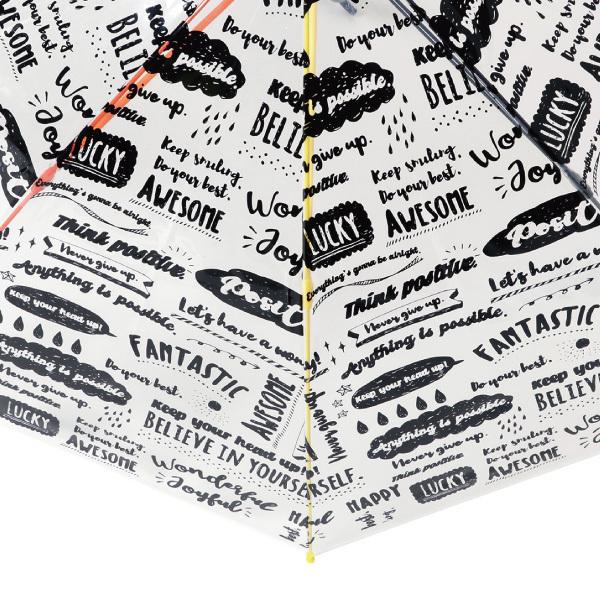 Evereon 25%OFF 60cm \おしゃれなビニール傘／ MESSAGE メッセージ エバーイオン 新作 new ロゴ カラフル プリント 可愛い 大人 caetla 傘 : サエラ ...