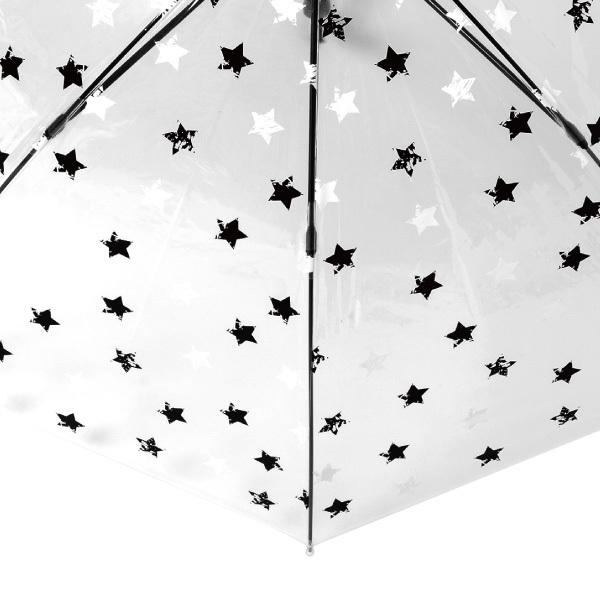 Evereon傘60cm用 張替生地 BRUSH STAR ブラッシュスター 傘 ビニール傘 おしゃれ オシャレ かわいい サエラ 星柄 caetla :ev215-1-2:サエラショップ ...