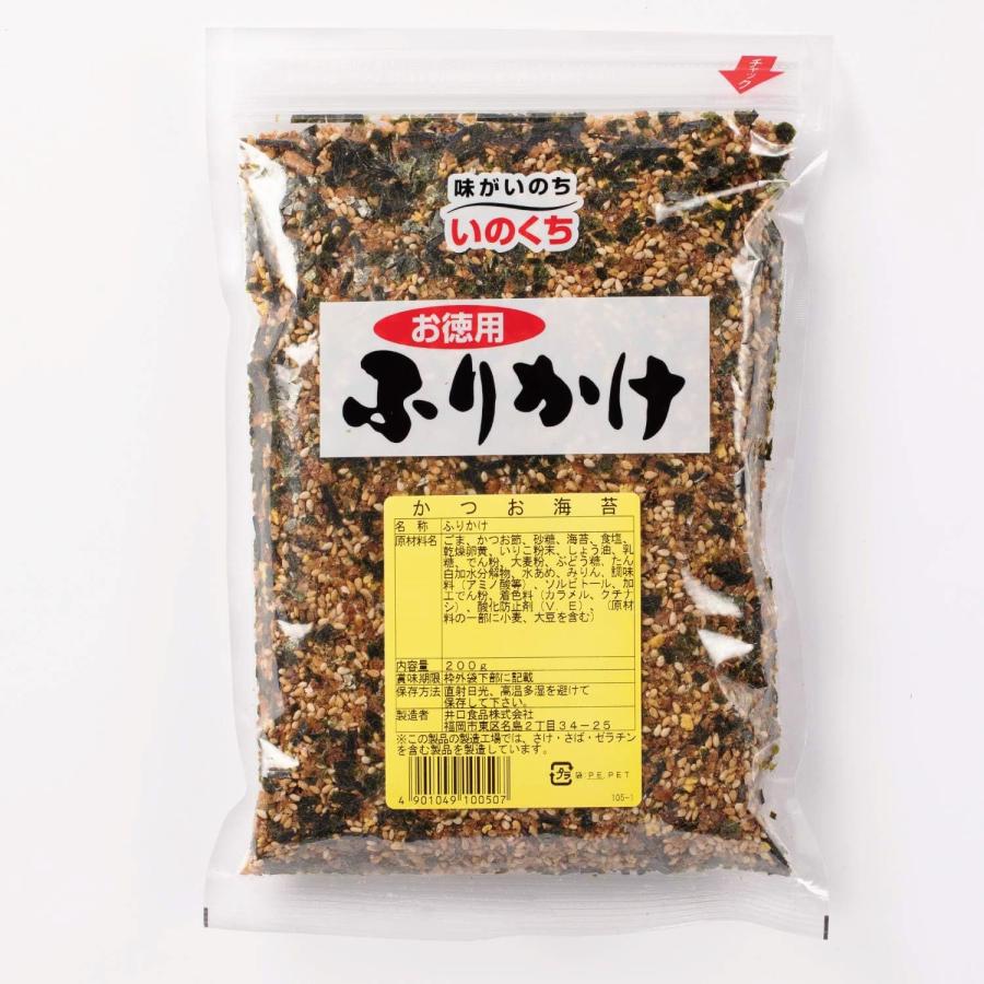 ふりかけ お徳用ふりかけ 徳用 かつお 海苔 200g いのくち食品 お徳用サイズ 井口食品 : 613021 : カフェ ファディ 公式Yahoo!店 - 通販 - Yahoo!ショッピング