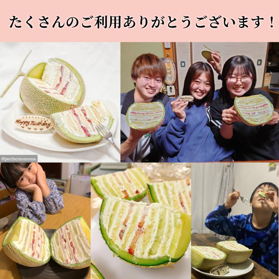 Cake.jp 【毎月1日はお届け不可】まるごとメロンケーキ 誕生日ケーキ