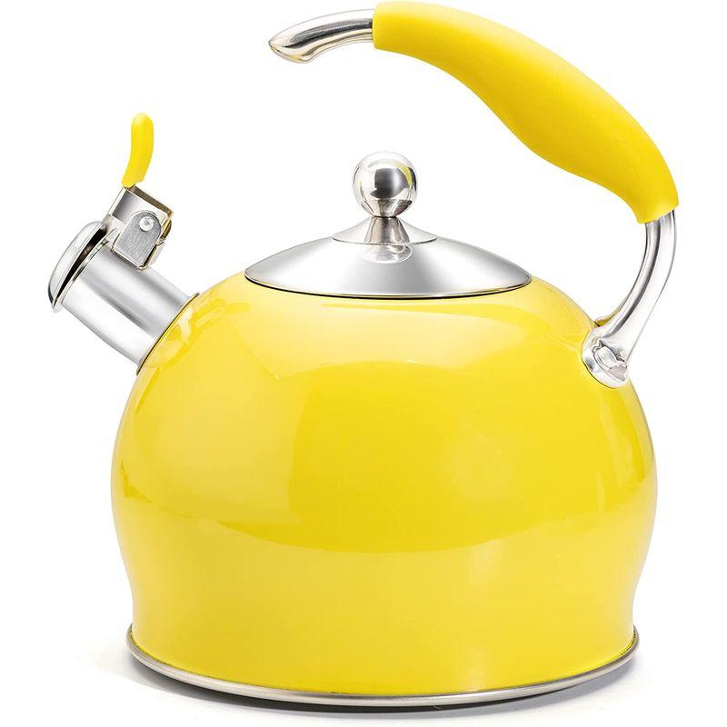 笛吹ケトル やかん 2.6L ステンレス IH対応 Sotya Whistling Tea Kettle for Stovetop, 3 Quart : カリフォルニアキッチンマーケット ...