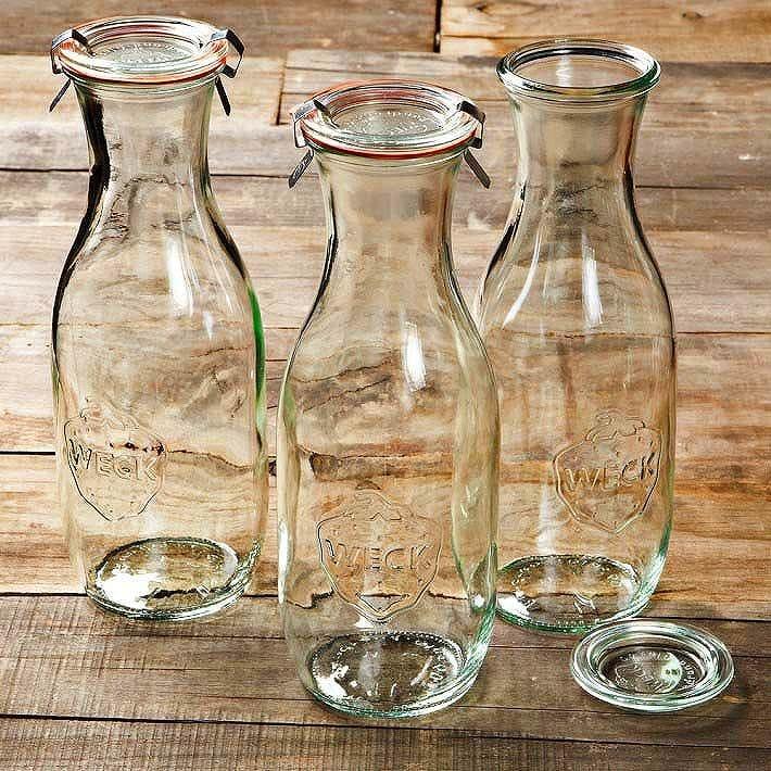 ウェック ジュース ジャー 3個セット Weck Juice Jars Set of 3 : カリフォルニアキッチンマーケット - 通販 ...