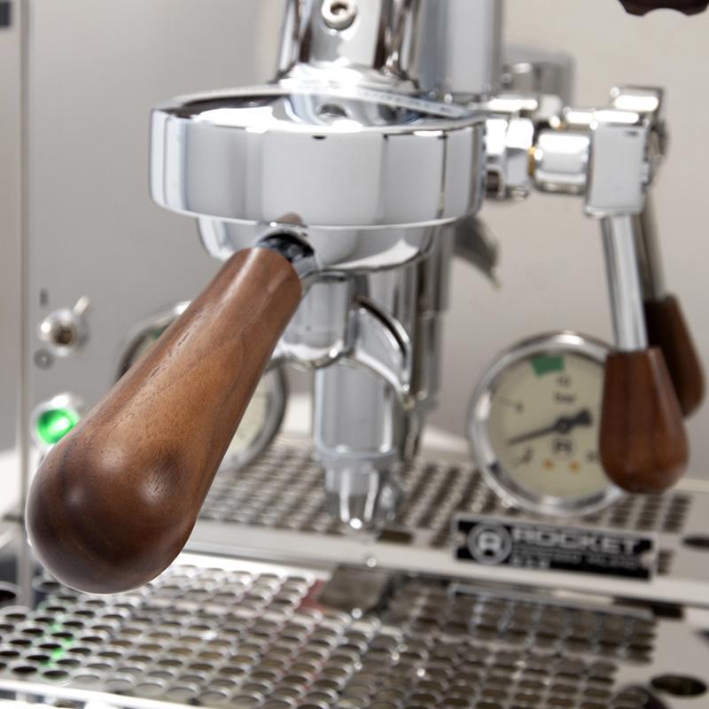 ロケット社 業務品質 エスプレッソマシン ウォルナット ダブルボイラー チンクワントット PID イタリア製 Rocket Espresso ...