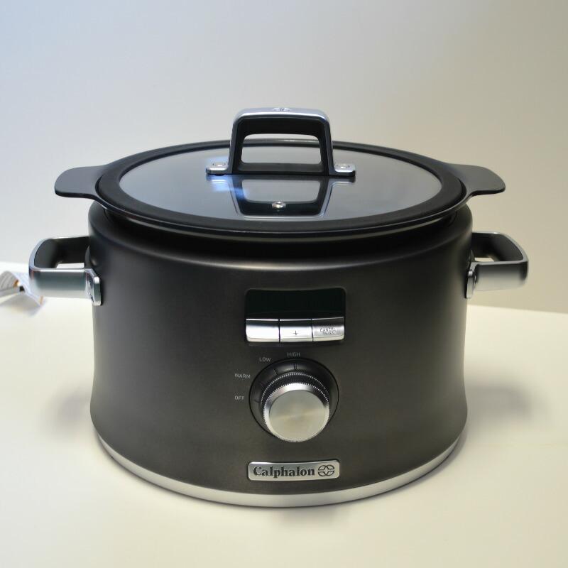スロークッカー カルファロン 直火対応 IH対応 5.0L Calphalon Digital Saut Slow Cooker, Dark ...
