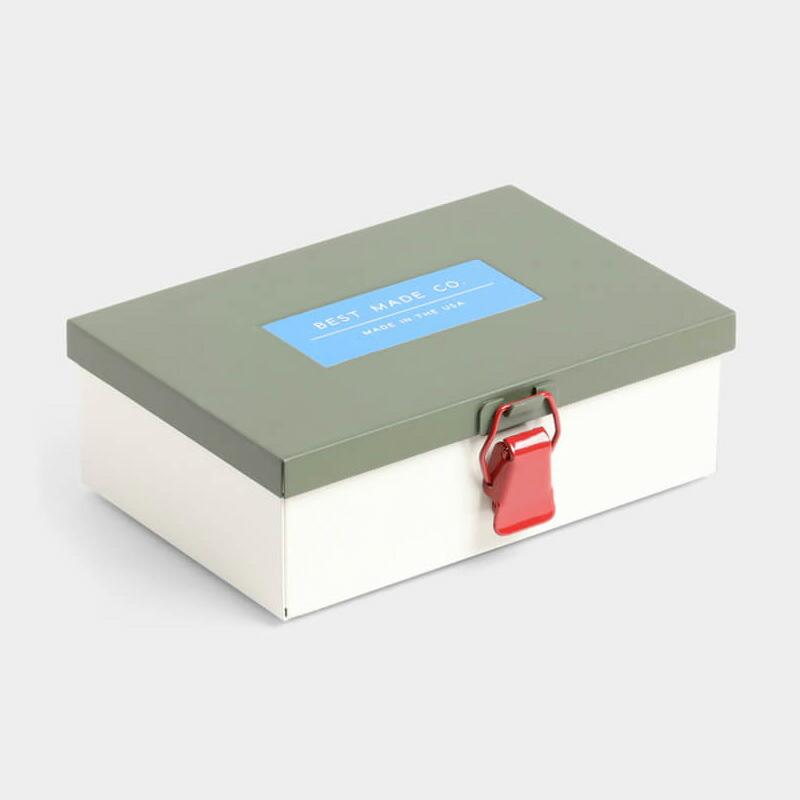 ストロングボックス 15cm マルチカラー アメリカ製 スチール 丈夫 小物入れ Best Made The 6" Multicolored ...