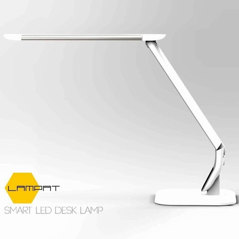 LED デスクランプ 目に優しい LEDランプ Desk Lamp, LAMPAT Lamp w/ Natural Ligh ...