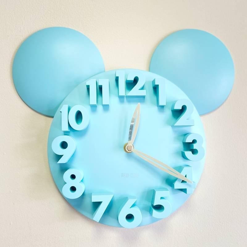 3Dウォールクロック ミッキーマウス ディズニー 壁掛け 時計 MEIDI CLOCK Modern Design Mickey Mouse ...