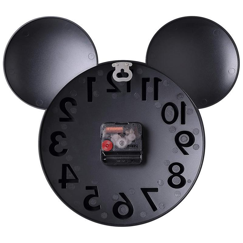 3Dウォールクロック ミッキーマウス ディズニー 壁掛け 時計 MEIDI CLOCK Modern Design Mickey Mouse ...