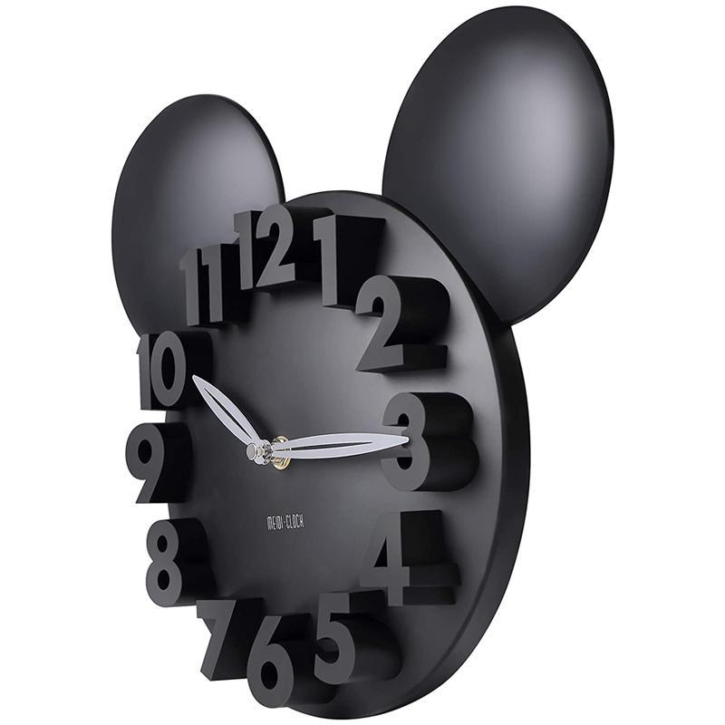 3Dウォールクロック ミッキーマウス ディズニー 壁掛け 時計 MEIDI CLOCK Modern Design Mickey Mouse ...