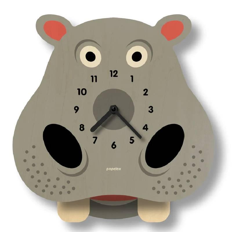 ウォールクロック かば 木製 ウッド 振り子 時計 壁掛け モダン ムース Modern Moose hippo pendulum clock : カリフォルニアキッチンマーケット - 通販 ...