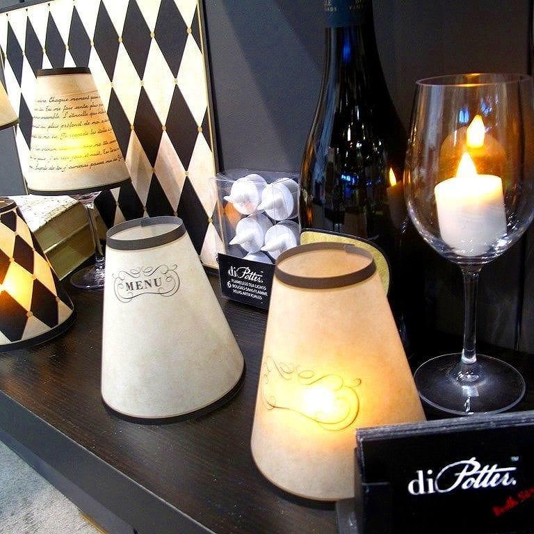 ディポッター ワイングラスシェード マンハッタン トリオ - グレー 6点セット di Potter Wine shades ...