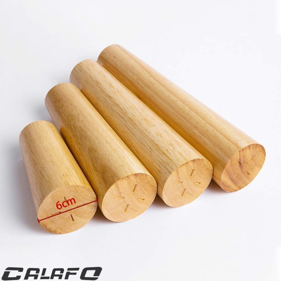 4本セット ソファ 脚 6cm 家具脚 木製、テーブル 木 6から70 Cm高さ 無垢材、M8? M10 規格 ボルト付き、ソファー?ベッド?キャビネット足の交換用、家具パーツ ...