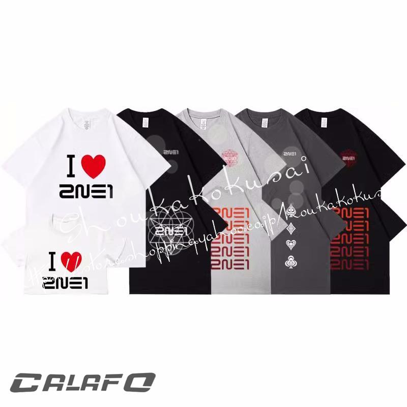 2NE1 韓流グッズ 2024 WELCOME BACK 周辺 半袖 Tシャツ 春夏 コ ート 男女 応援服 打歌服 : CALAFO ...