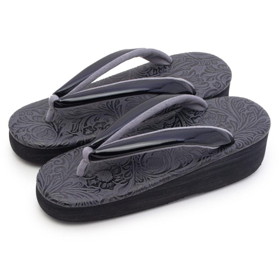 Calen Blosso 菱屋カレンブロッソ カフェぞうり レディース No.25921 ボタニカルブラック S M Lサイズ : 菱屋カレンブロッソYahoo!店 - 通販 - Yahoo ...