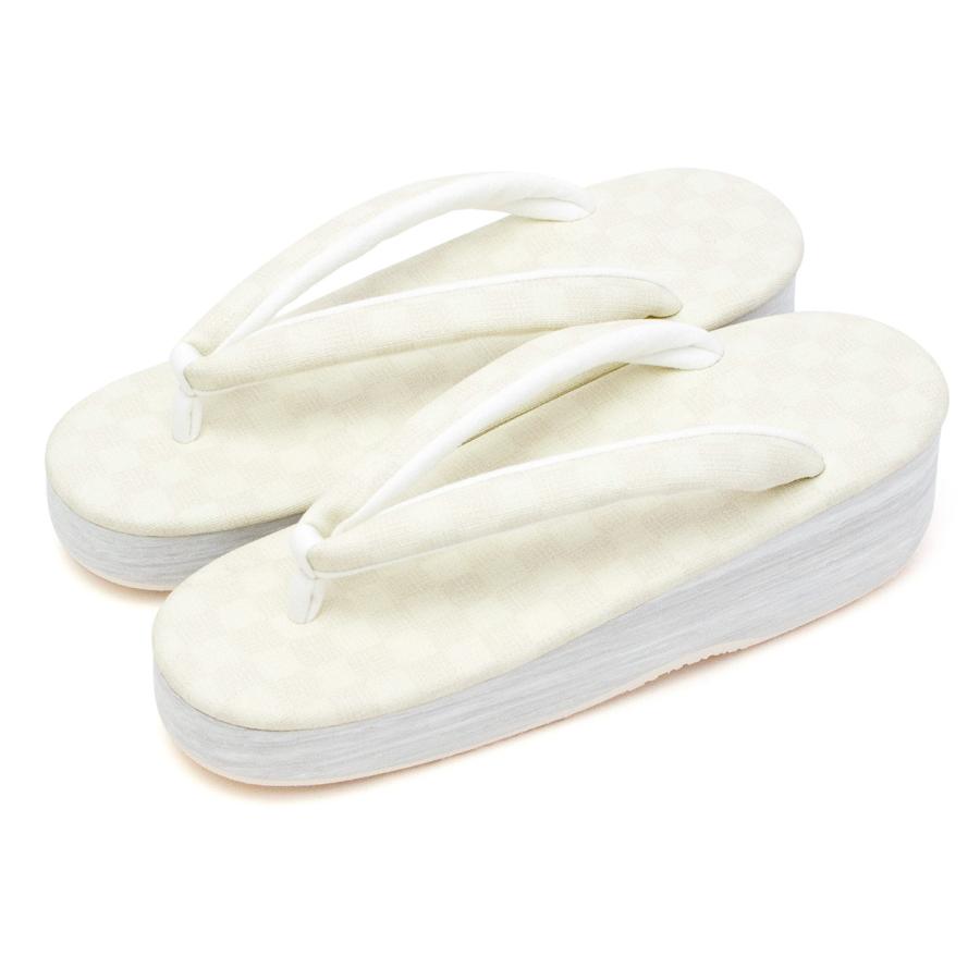 Calen Blosso 菱屋カレンブロッソ カフェぞうり レディース No.99720 市松柄オフホワイト S M Lサイズ : 菱屋カレンブロッソYahoo!店 - 通販 - Yahoo ...