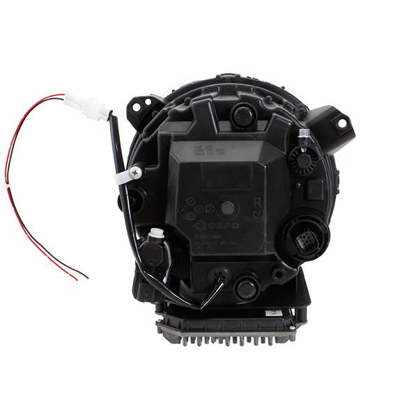 DEPO 正規品ジープ JL ラングラー | JT グラディエーター ヘッドライト ヘッドランプ LEDリング 左右セット 日本仕様 日本光軸 左側走行用 : カリフォルニアカスタム ...