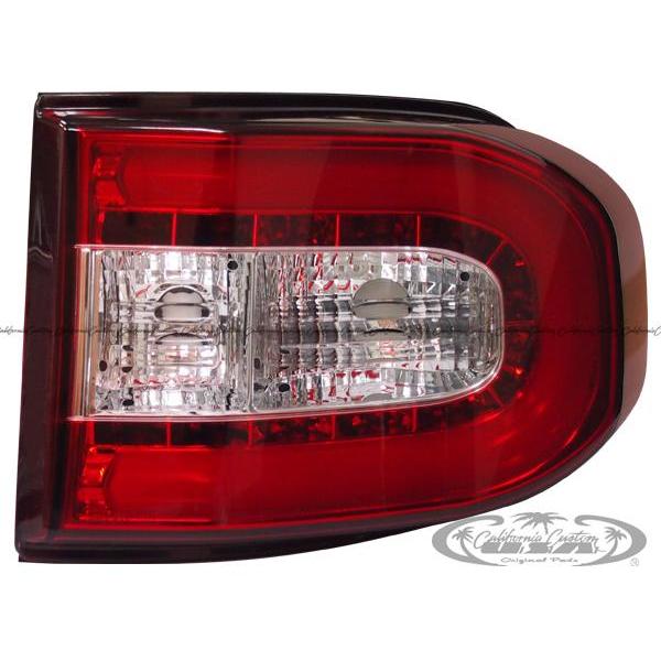 07y- トヨタ FJクルーザー LEDテール（ファイバータイプ/レッドクリア) G3/左右セット : カリフォルニアカスタム Yahoo!店 - 通販 - Yahoo!ショッピング