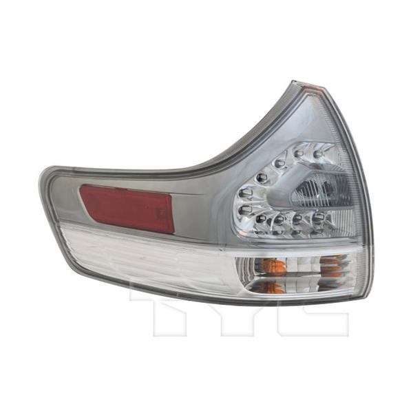 11-20y トヨタ シエナ テールランプ テールライト アウター 純正タイプ 左側 LH 運転席側 クリアレンズ バルブ付 TYC製 : カリフォルニアカスタム Yahoo!店 - 通販 ...