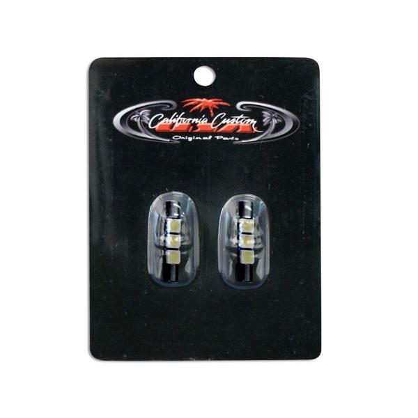 6614 LED BULBS(3SMD/3chip/ホワイト) SET : カリフォルニアカスタム Yahoo!店 - 通販 - Yahoo ...