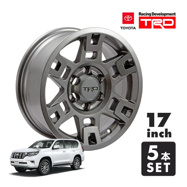 USトヨタ純正 TRD 17インチホイール グロスガンメタル 5本セット TRDロゴ入 TOYOTA ランドクルーザー ランクル プラド 150系 : カリフォルニアカスタム Yahoo!店 ...