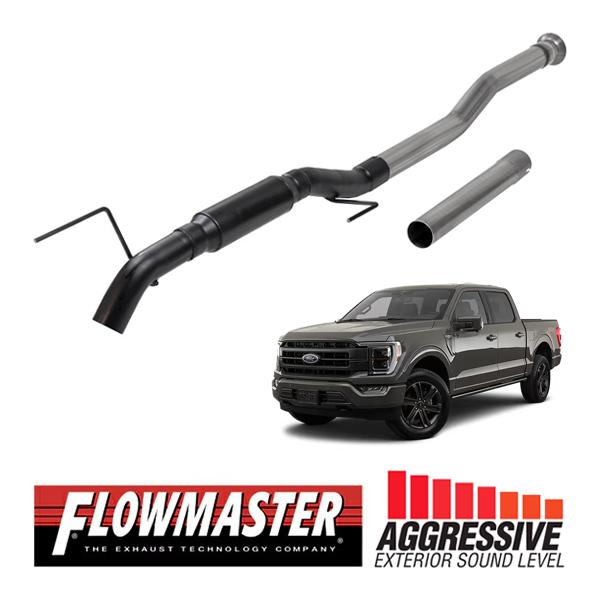 FLOWMASTER 正規品 アウトローエクストリームキャタバックエキゾーストシステム 21-23y F-150 2.7L/3.5L/5.0L 818118 フローマスター : カリフォルニア ...