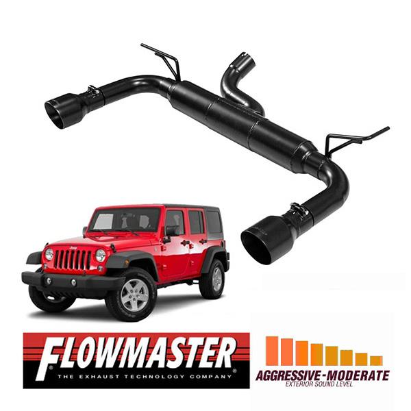 FLOWMASTER 正規品 アウトローアクスルバックエキゾーストシステム 12-18y JK ラングラー 3.6L 2ドア/4ドア共通 817752 フローマスター : カリフォルニア ...