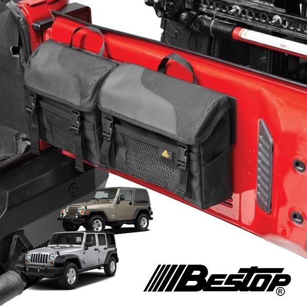 BESTOP 正規品 ROUGHRIDER ラフライダー テールゲート オーガナイザー ブラックダイヤモンド 54132-35 ジープ YJ ...