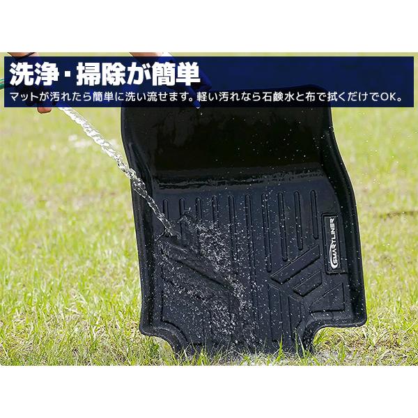 SMARTLINER 正規品 専用設計 オールウェザー ラバーマット ラバーフロアマット ロゴプレート付 1台分 ジープ JL ラングラー 4xe : カリフォルニアカスタム Yahoo!店 ...