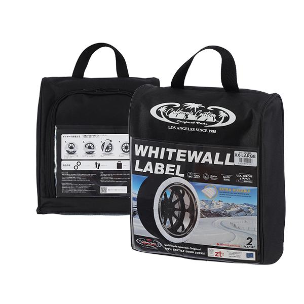 カリフォルニアカスタム スノーソックス WHITEWALL LABEL Lサイズ 205/60R16 16インチ ルノー カングー KFK クルール ディーゼル MT : カリフォルニア ...