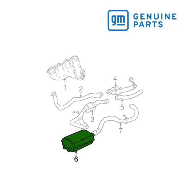 GM純正 リアマフラー 10398388 02-05y エスカレードEXT : カリフォルニアカスタム Yahoo!店 - 通販 - Yahoo!ショッピング