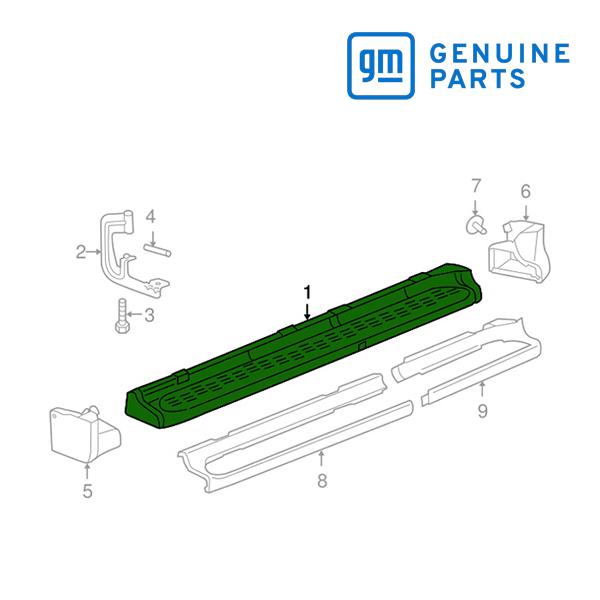 GM純正 05y ユーコンXL サイドステップセット 左側 15214817 : カリフォルニアカスタム Yahoo!店 - 通販 - Yahoo!ショッピング