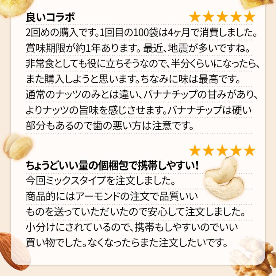カリフォルニア堅果 ナッツ＆バナナチップスの5種ミックス 3kg (30gx100袋) 産地直輸入 個包装 小分け 箱入り 無塩 素焼き 防災食品 非常食 備蓄食 保存食 : Daily ...