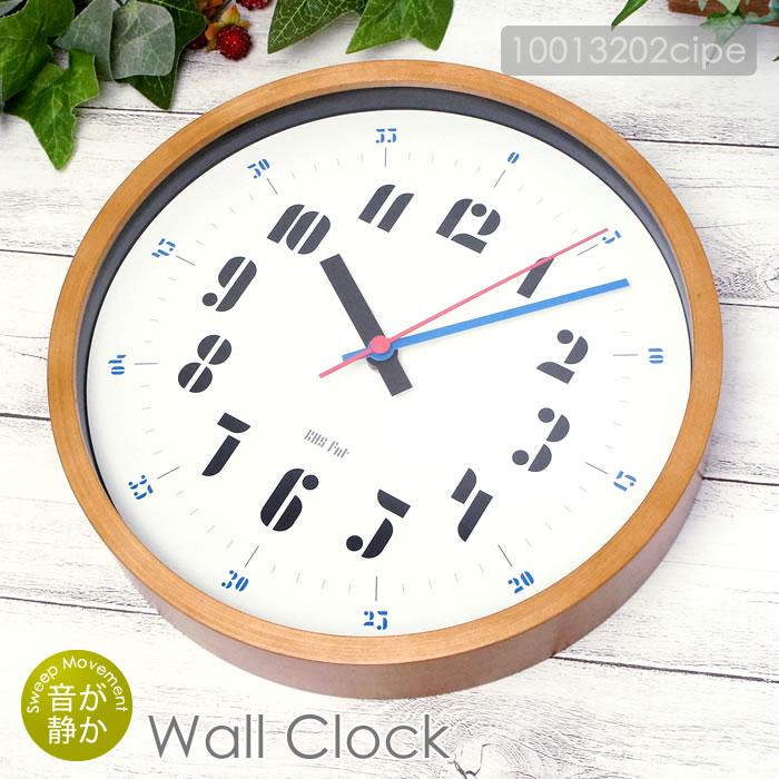 特典付 壁掛け時計 知育時計 ウォールクロック 壁掛け 時計 北欧 木製 おしゃれ Joschmi Blue :elc-clock-003 ...