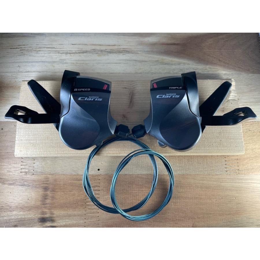 SHIMANO シマノ クラリス SL-R2000 シフトレバー 左右セット 2x8 在庫限り 5☆好評