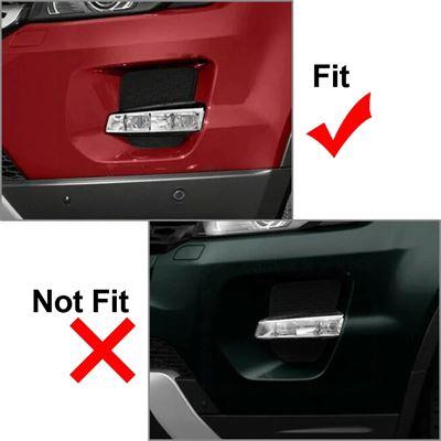 大容量フロントフォグライトベゼル 左/右 ローバーレンジ用 ピュアノブ 2012-2015 LR026546 LR026545 ...