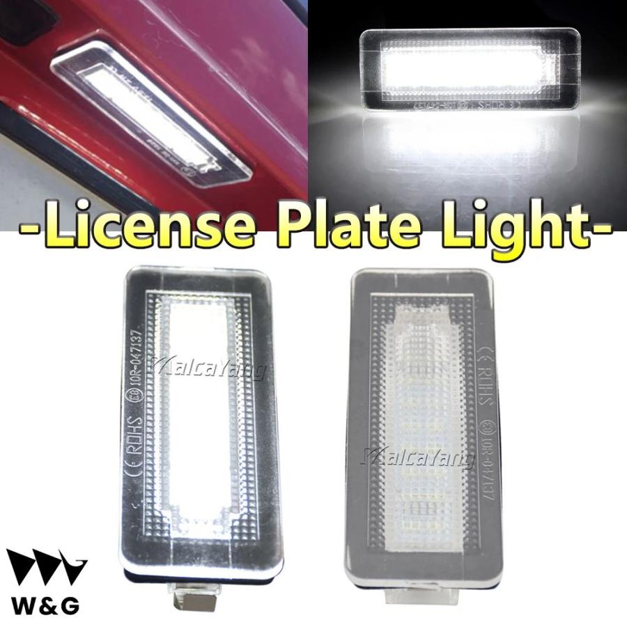 2x18 LED ナンバー プレート ライト車ランプベンツ Smart Fortwo クーペ コンバーチブル W450 W451 W453 タイプ 450 451 :AA05103557 ...