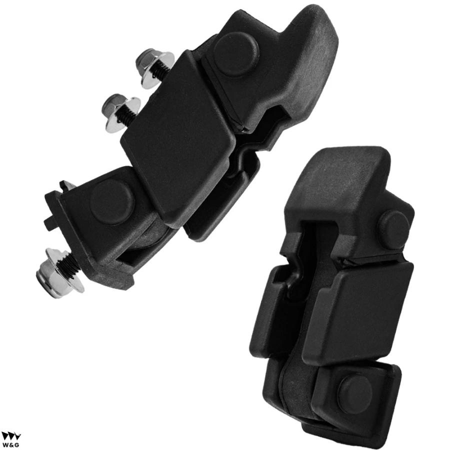 4PCS フード掛け金ブラケット LEFT/ 右サイズ適なしたジープ WRANGLER /JEEP TJ 1997-2006 ...