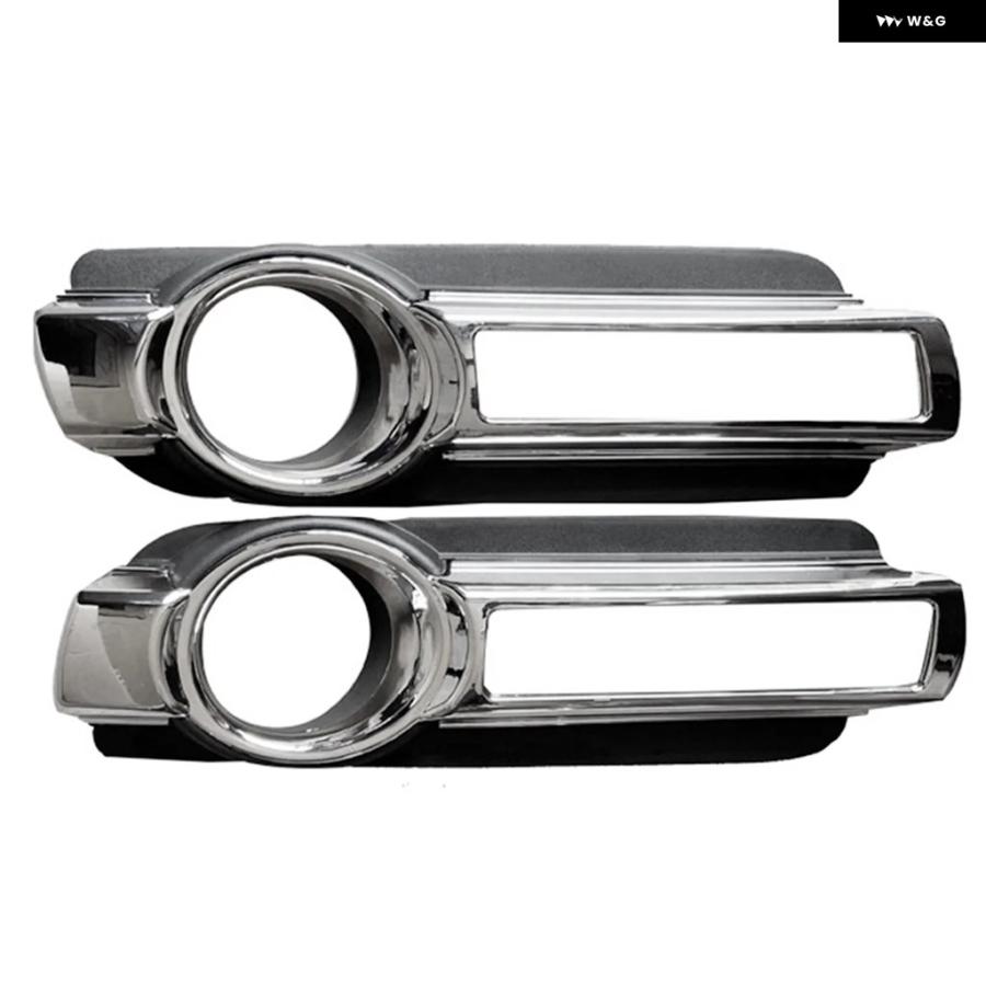 フォグ ランプ カバー 三菱 モンテロ パジェロ 4 IV MK4 V93 2015-2020 デイ用ドライビングランプ フレーム ...