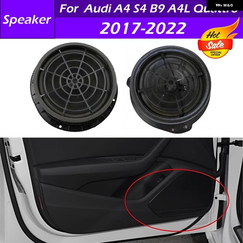 8W5035411 8W0035415A フロント リア ドア サウンドスピーカーホーントランペット アウディ A4 S4 B9 A4L クワトロ 2017-22 カスタムパーツ ...