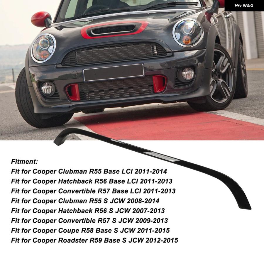 アッパーグリル サラウンド トリム フード モールディング 51132751040 ミニ クーパー R55 R56 R57 ベース LCI ...