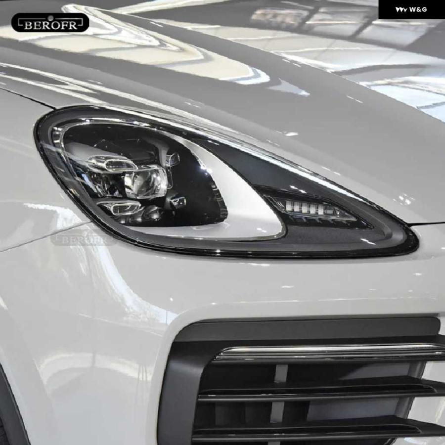 ブランド登録なし ヘッドライト フィルム フロントライトクリア TPU ステッカー ポルシェ カイエンパナメーラ 911 718 マカンタイカンアクセサリー カスタム : Calore ...