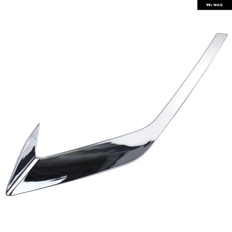 フロント フォグランプ シェード 装飾ストリップカバー トリムクローム 31455511 31455512 ボルボ S60 V60 2019 ...