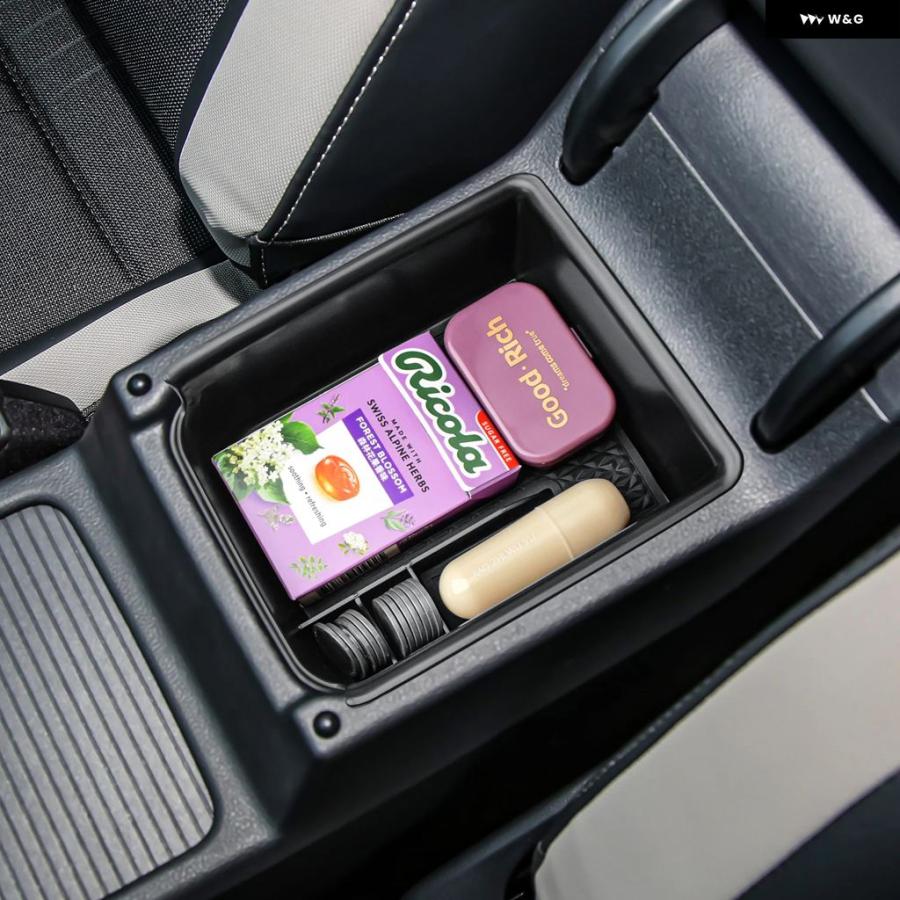 2022-2025VW フォルクスワーゲン ゴルフ GTI R MK8 アームレスト 収納カーセンターコンソール オーガナイザートレイセカンダリ ABS ボックス : bb01036781 ...