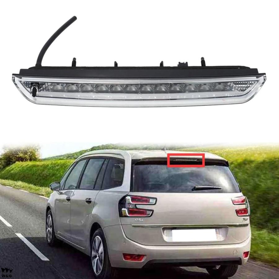 リアハイマウントストップランプ 3RDサードブレーキテールランプ 6351LX プジョー 2008 308 SW II 508 SW シトロエン C4PICASSO II DS6 ...