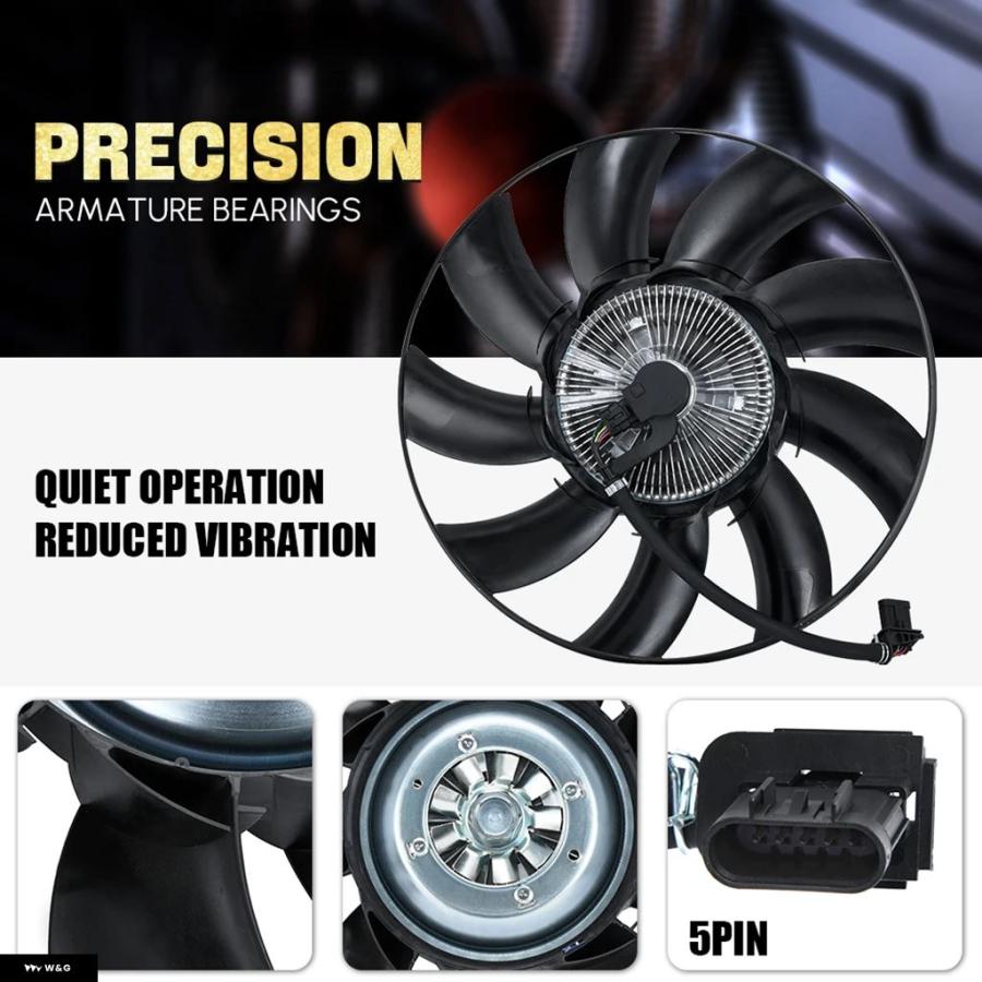 冷却ファン クラッチ 10-23 ランドローバーレンジローバー LR4 ディスカバリー 3.0L 5.0L V6 V8 LR012644 LR112860 エンジン冷却ファンアセ ...