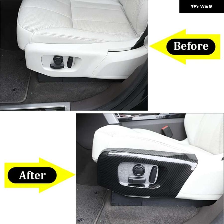 2個 ランドローバー ディスカバリー 5 L462 LR5 2017-18 レンジローバーヴェラール RR スポーツ 2018 ABS カーシート サイドカバー フレーム : Calore ...