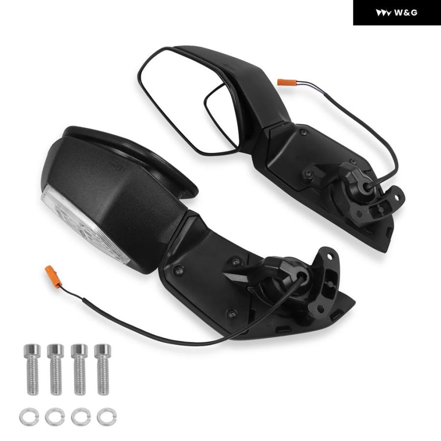 カワサキ ZH2 Z H2 H2SX NINJA R H2R SX SE 2015-2024 オートバイ バイク 調整可能 リアビューミラー ...